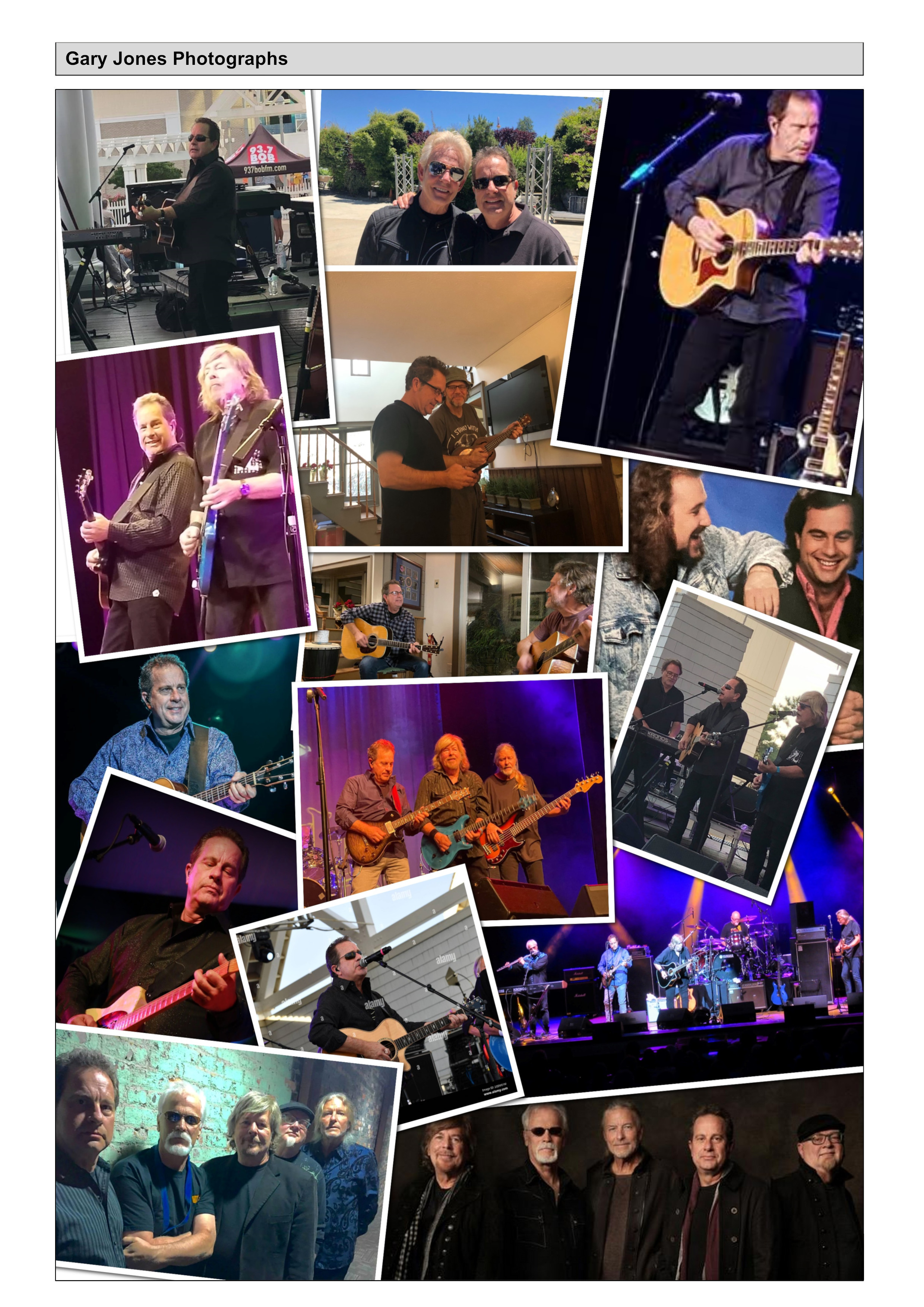 Gary Jones family tree & discography