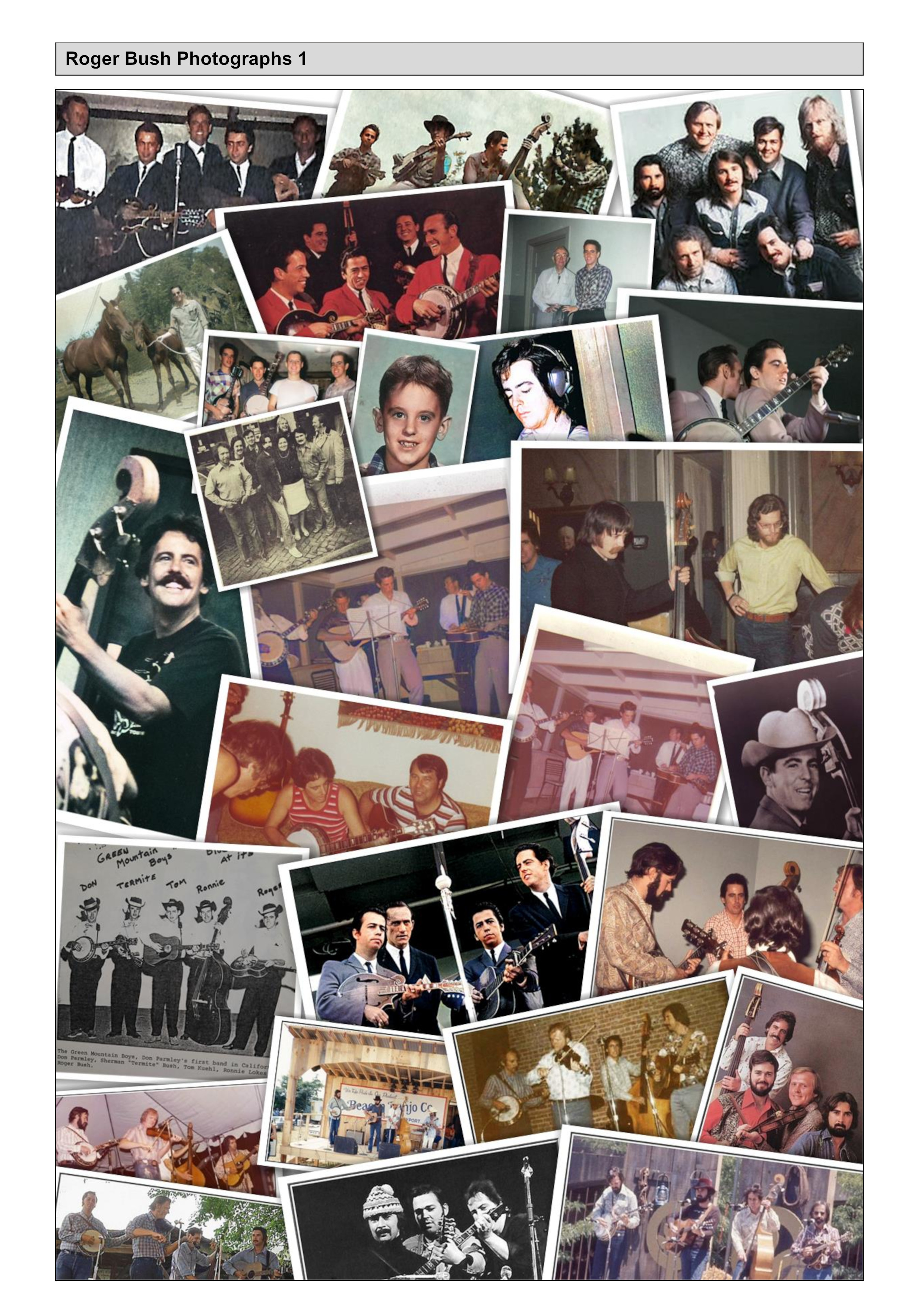 Roger Bush family tree & discography