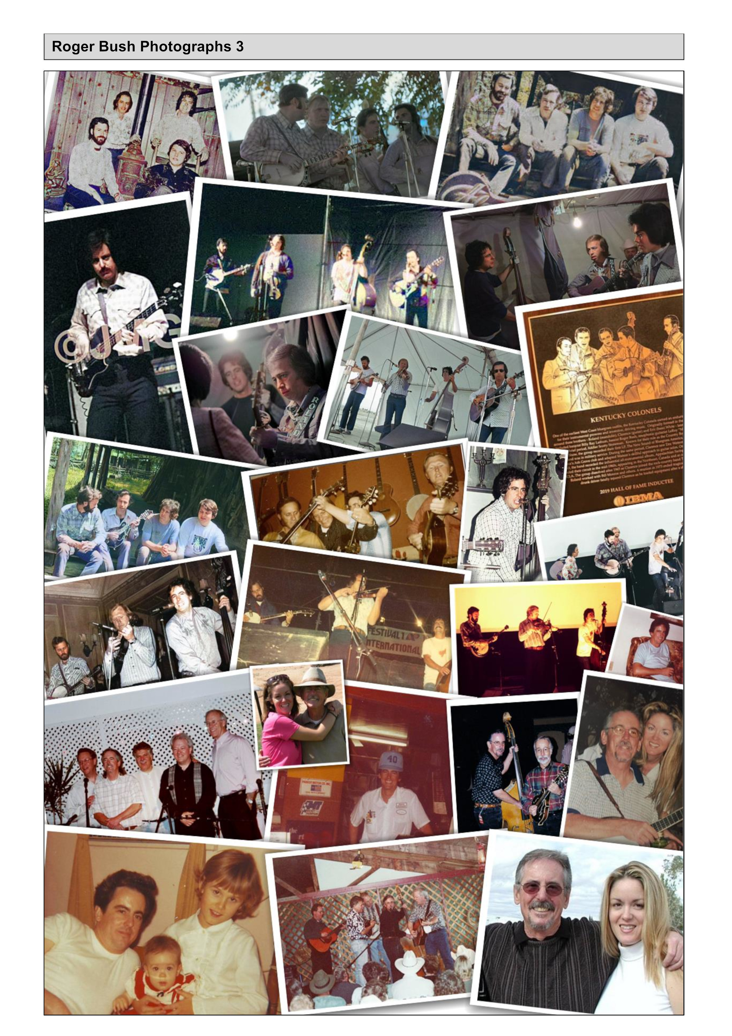 Roger Bush family tree & discography