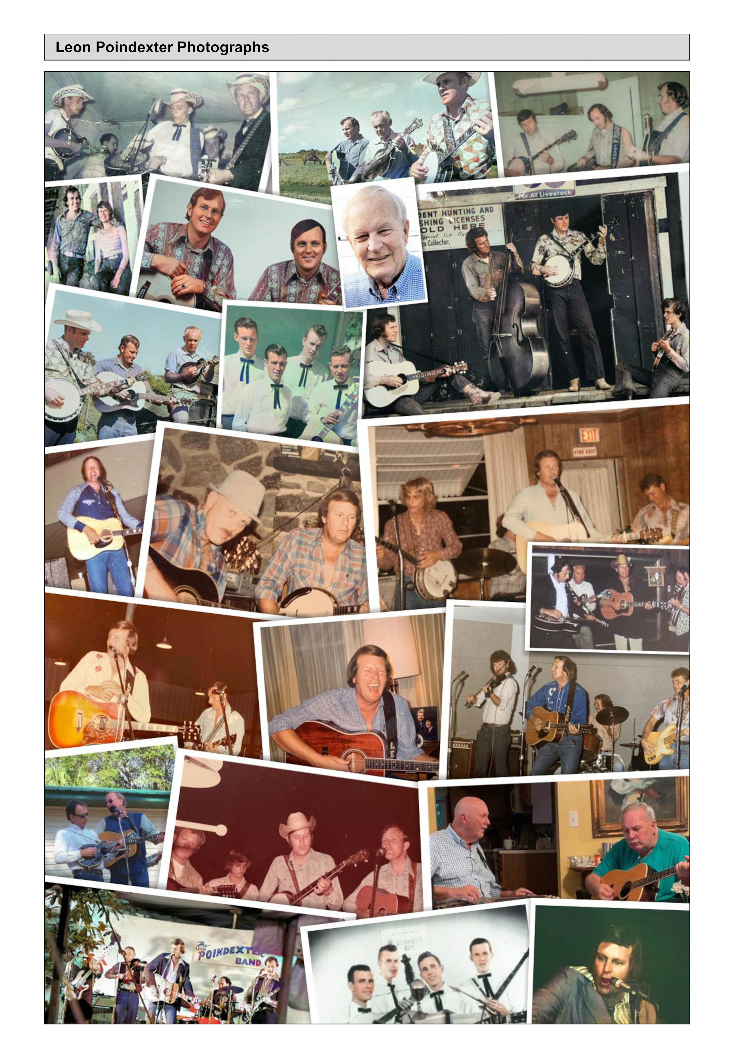 Leon Poindexter family tree & discography